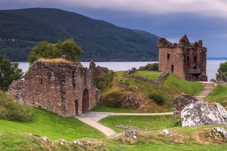 Urquhart Castle on the shores of Loch Ness | Loch Ness 360°